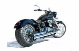 MeanCycles | .250 BOLT-ON STRUTLESS REAR FENDER FOR V-STAR 1300 - Part ...
