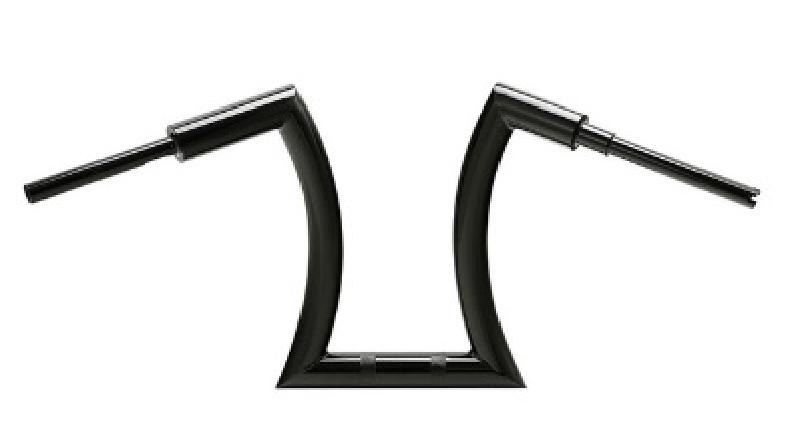 MeanCycles | 2" DIAMETER FAT APE HANDLEBAR - BLACK - Part No: 31082163