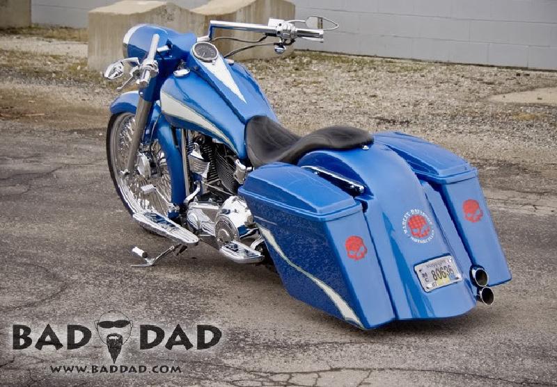 MeanCycles | 200 MM REAR FENDER W/ RECESS FOR HARLEY SOFTAIL - Part No ...