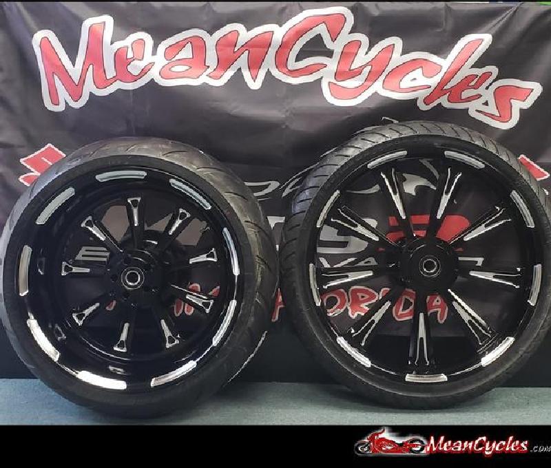 MeanCycles | .CUSTOM WHEELS PACKAGE WITH TIRES MOUNTED AND BALANCED FOR ...