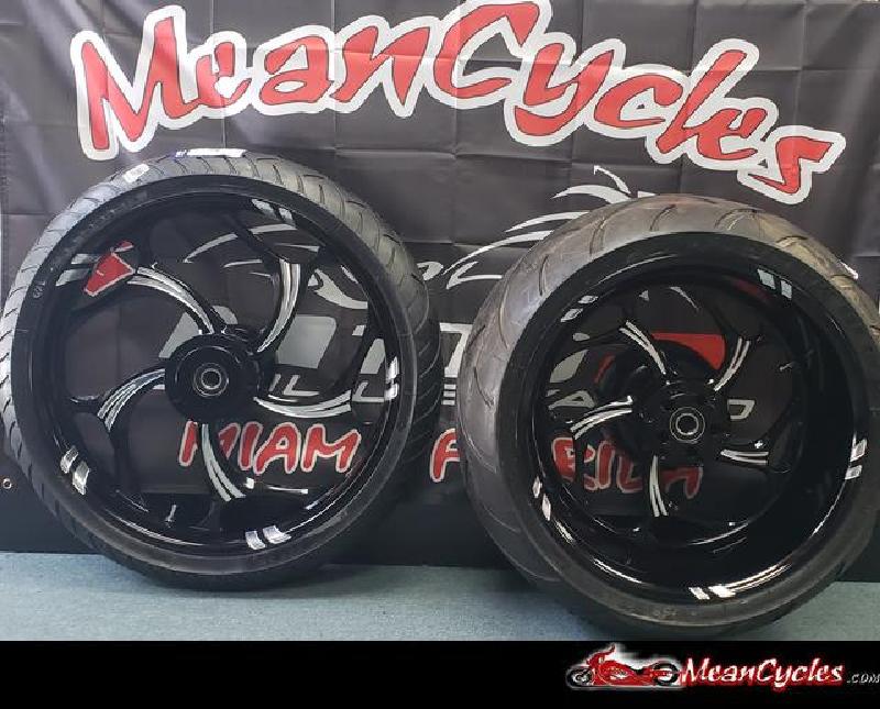 MeanCycles | .CUSTOM WHEELS PACKAGE WITH TIRES MOUNTED AND BALANCED FOR ...
