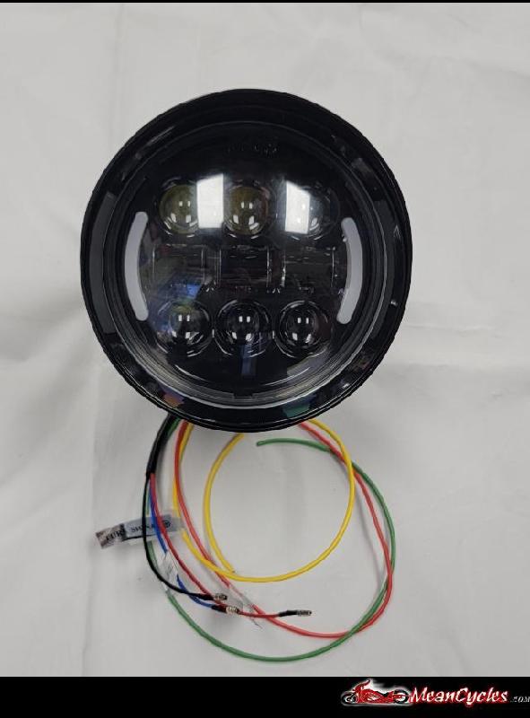 MeanCycles | LED COBRA HEADLIGHT WITH BUILT-IN TURN SIGNALS (GLOSS ...