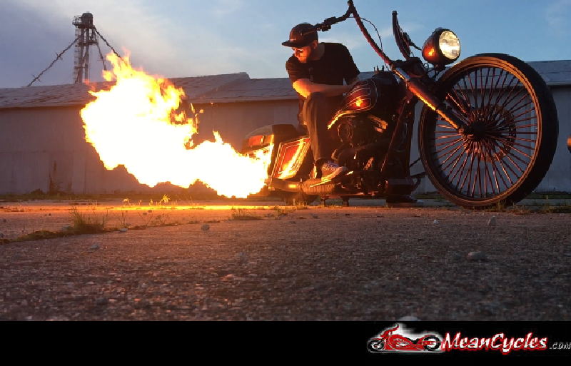 MeanCycles | HOT LICKS EXHAUST FLAME THROWER KIT - Part No: HotLicks-SEK